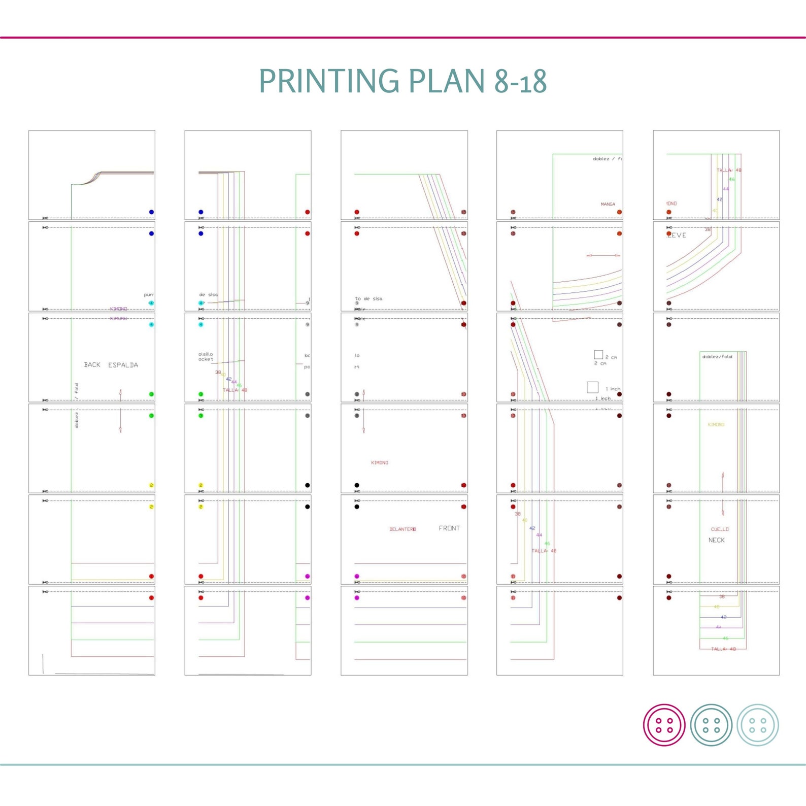 Plus Size Kimono PDF Pattern, Kimono Sewing Pattern, Kimono Pattern PDF ...