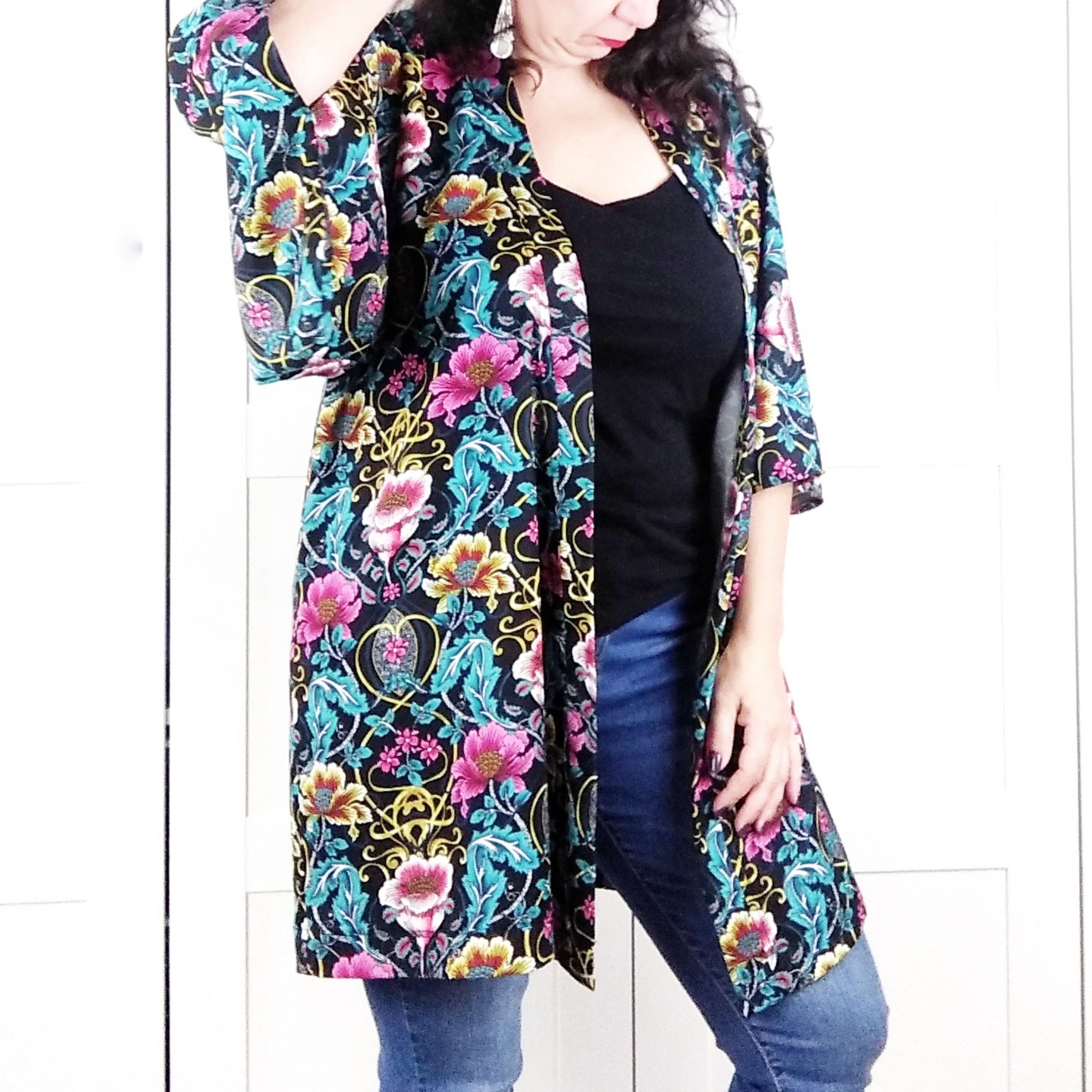 Kimono PDF Sewing Pattern Easy to Sew Multi-size Pattern - Etsy