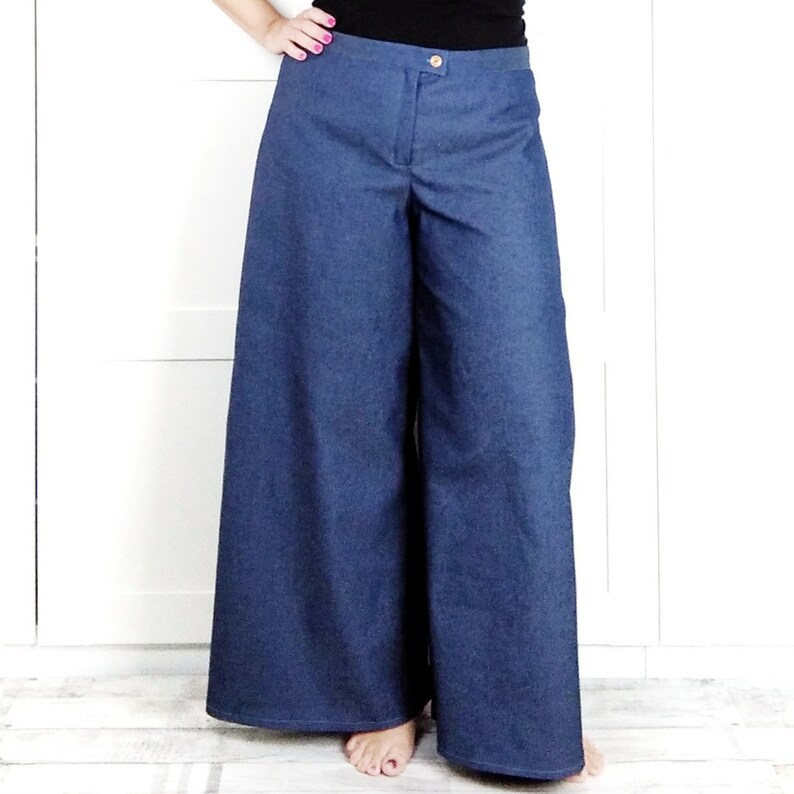 Wide Leg Pants Sewing Pattern Wide Leg Pants Plus Size - Etsy