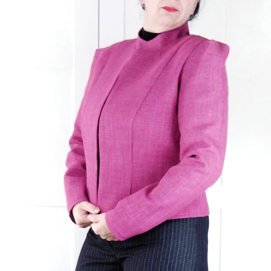 Jacket Sewing Pattern, Plus Size Pattern, Plus Size Blazer Pattern ...