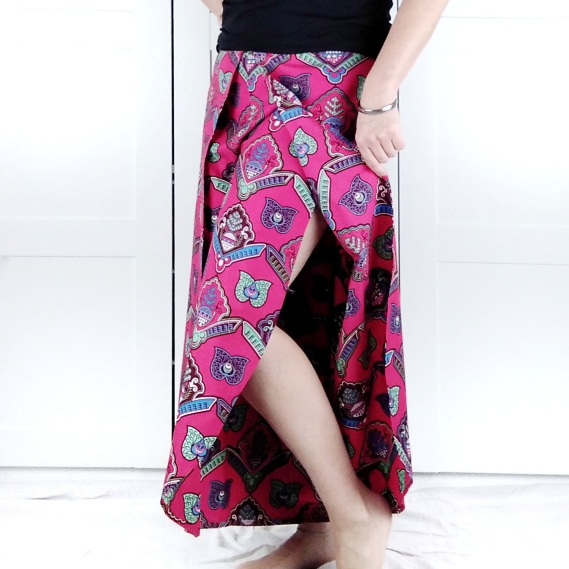 Tulip-wrap Pants Wrap Pants Plus Size Pattern PDF Sewing - Etsy