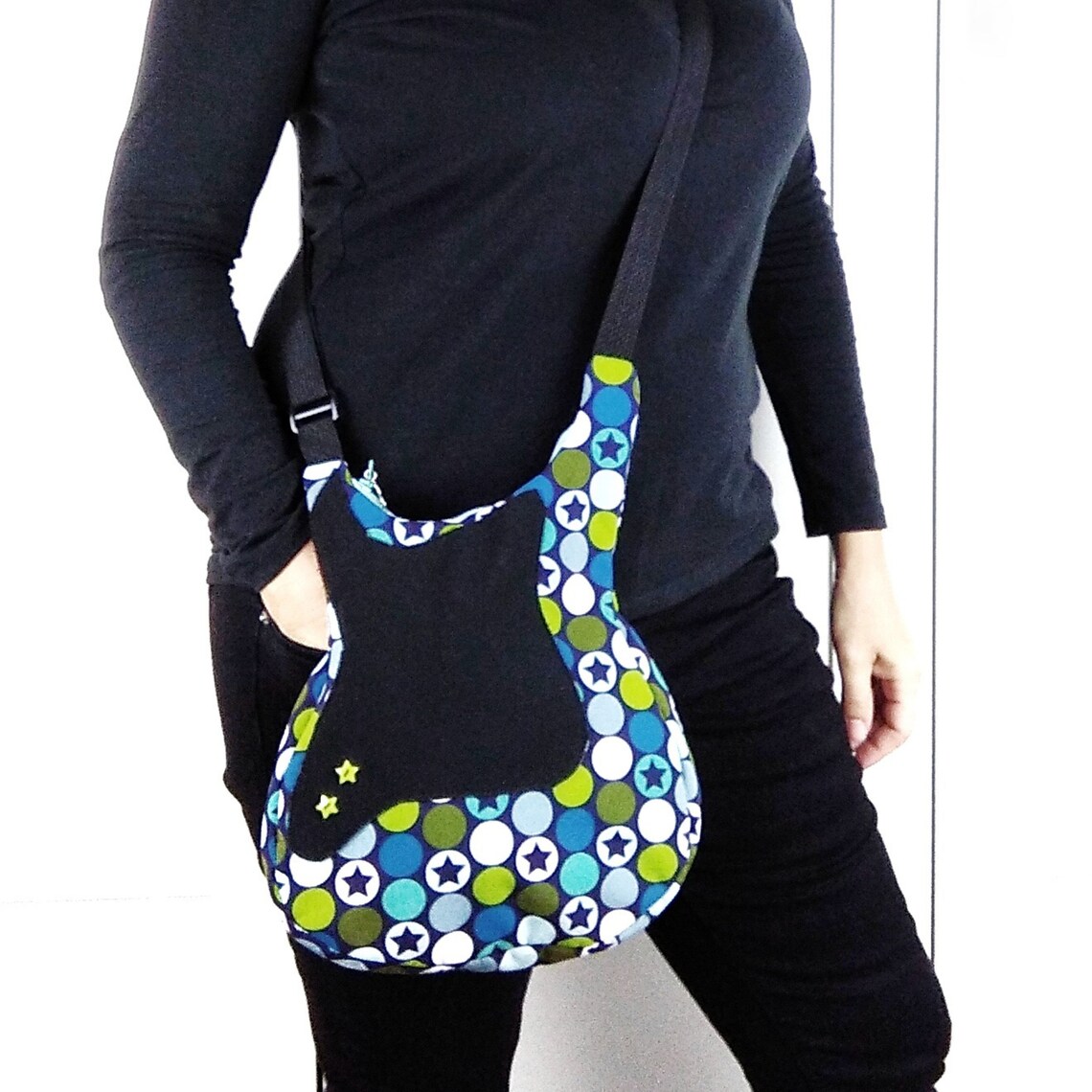 Shoulder Bags Pattern, Guitar Bag Pattern Downloadable PDF Easy to Sew ...