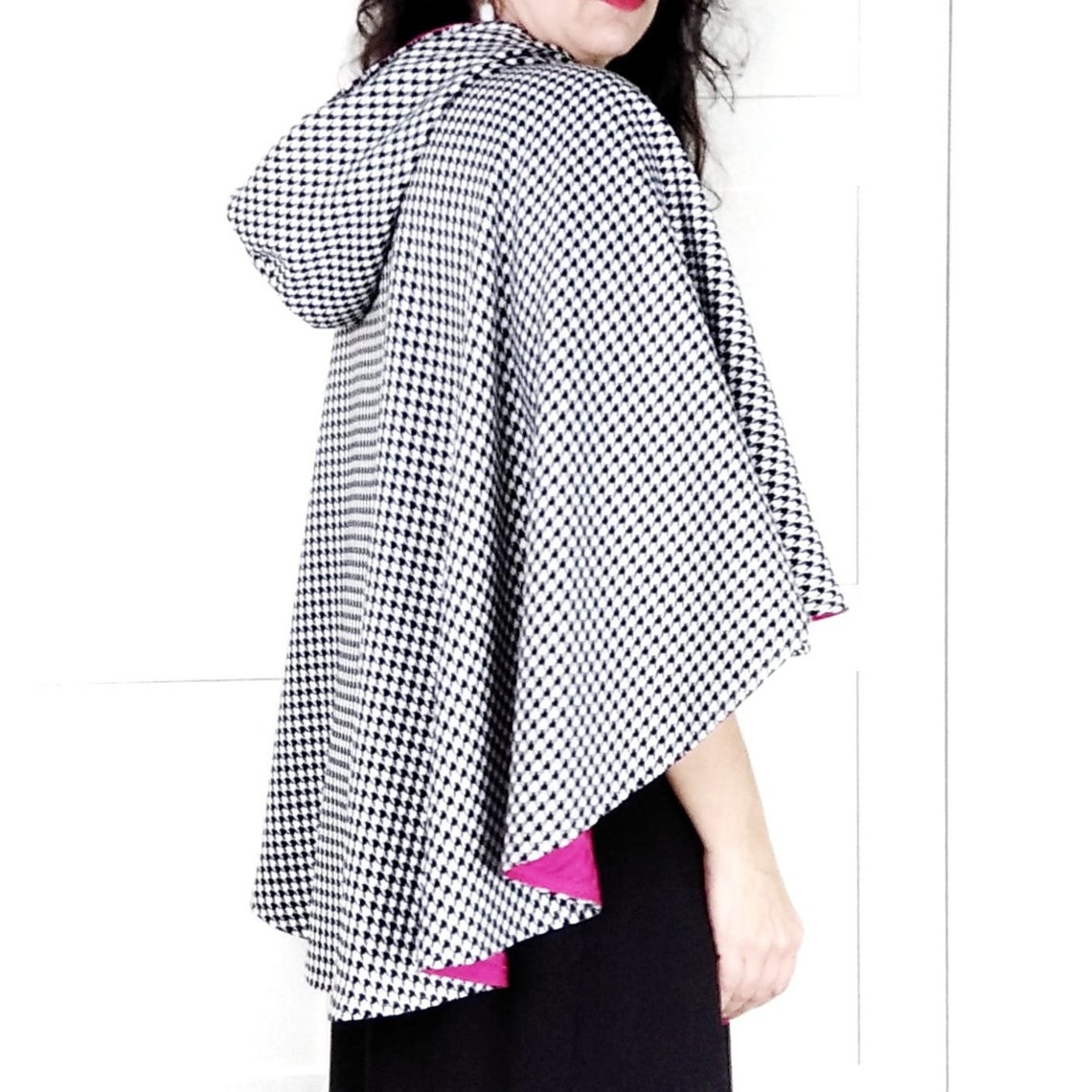 Hooded Cape PDF Pattern Plus Size Cape Pattern Cape Sewing - Etsy