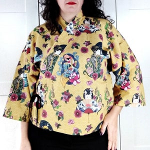 Plus Size Kimono PDF Pattern, Kimono Sewing Pattern, Kimono Pattern PDF ...