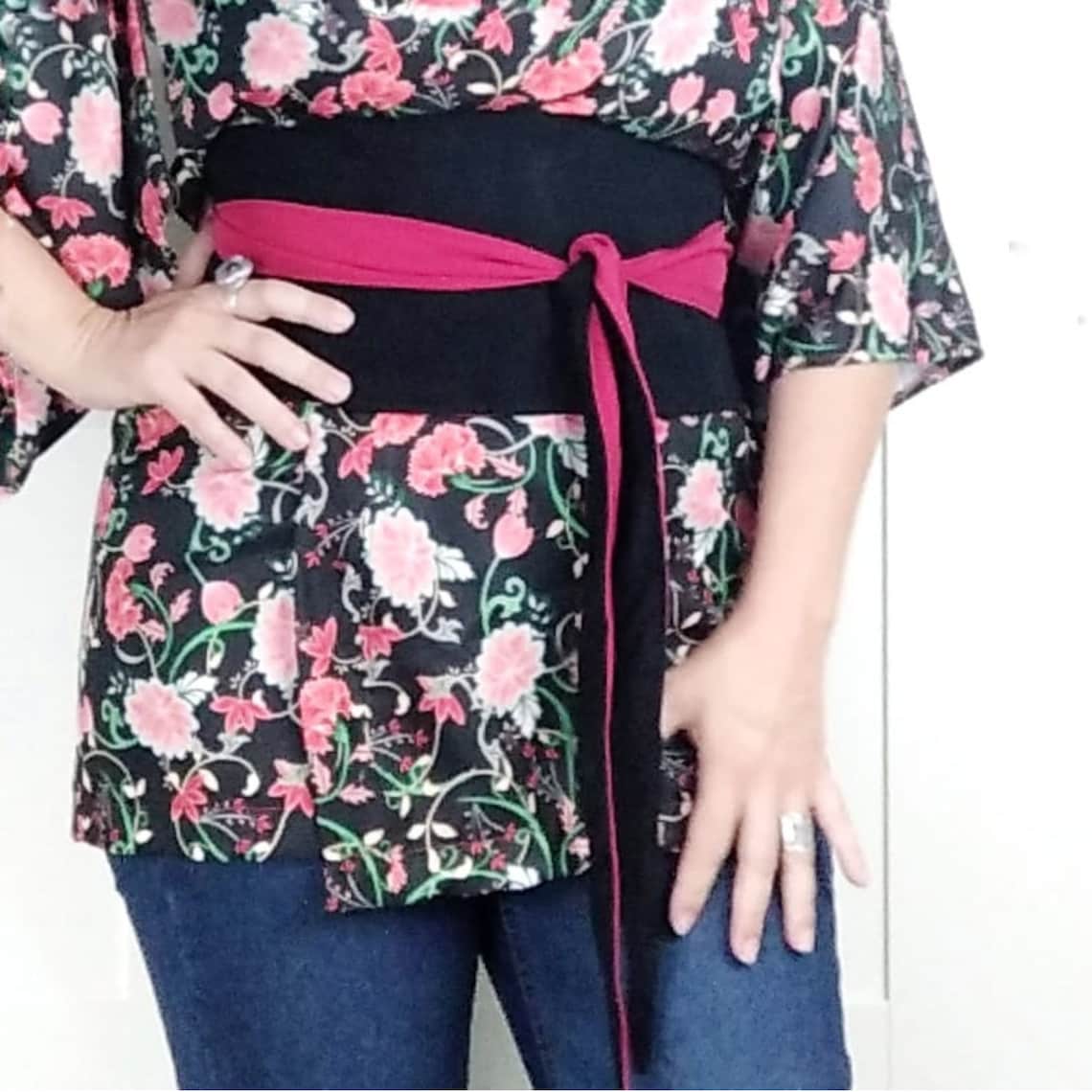 Obi Belt Sewing Pattern Warp Belt Plus Size Pattern Plus - Etsy