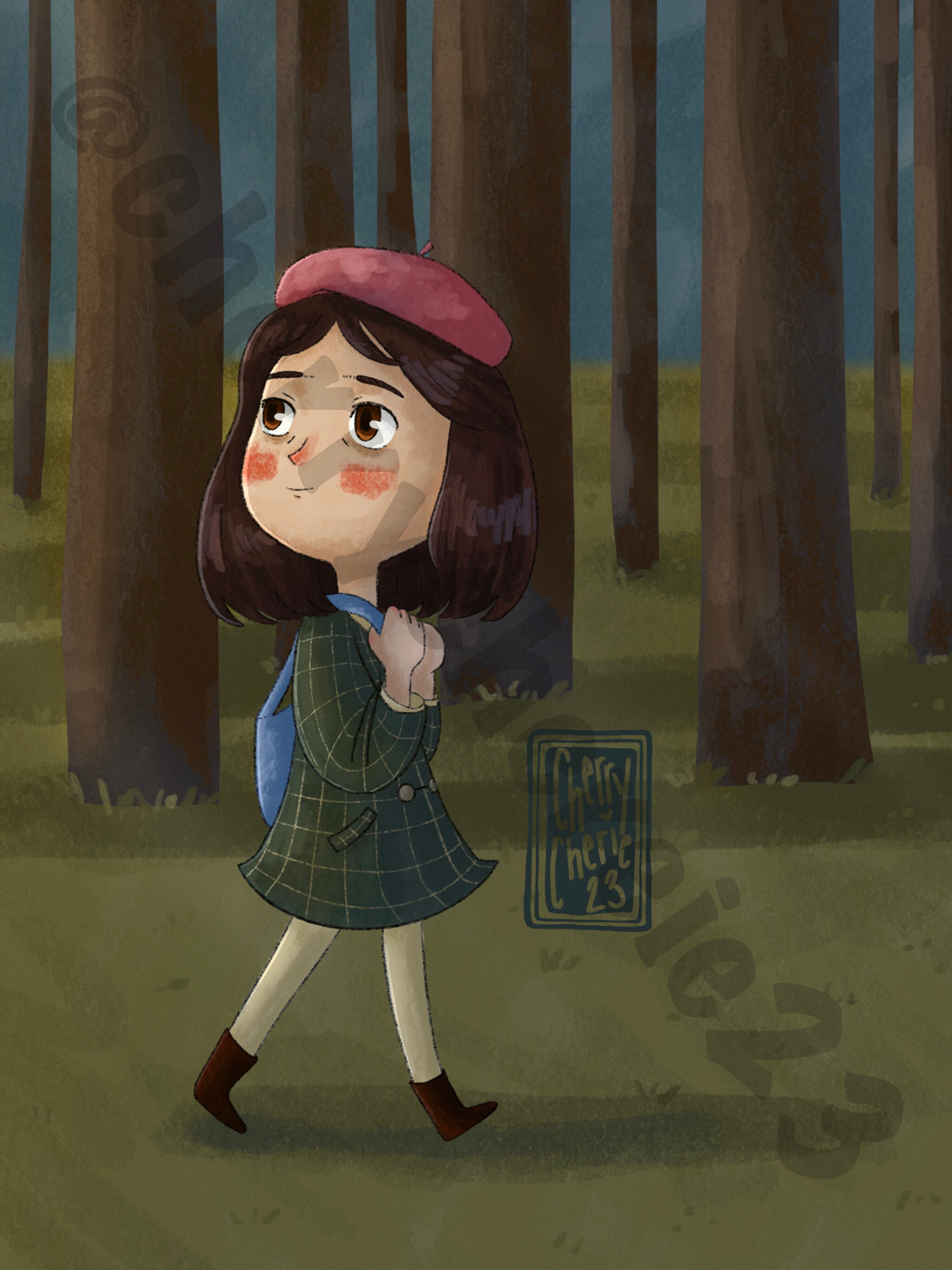 Little Misfortune Drawing 5x7 Print - Etsy