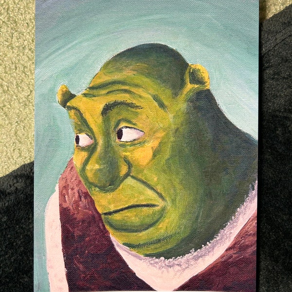 Shrek Painting - Etsy