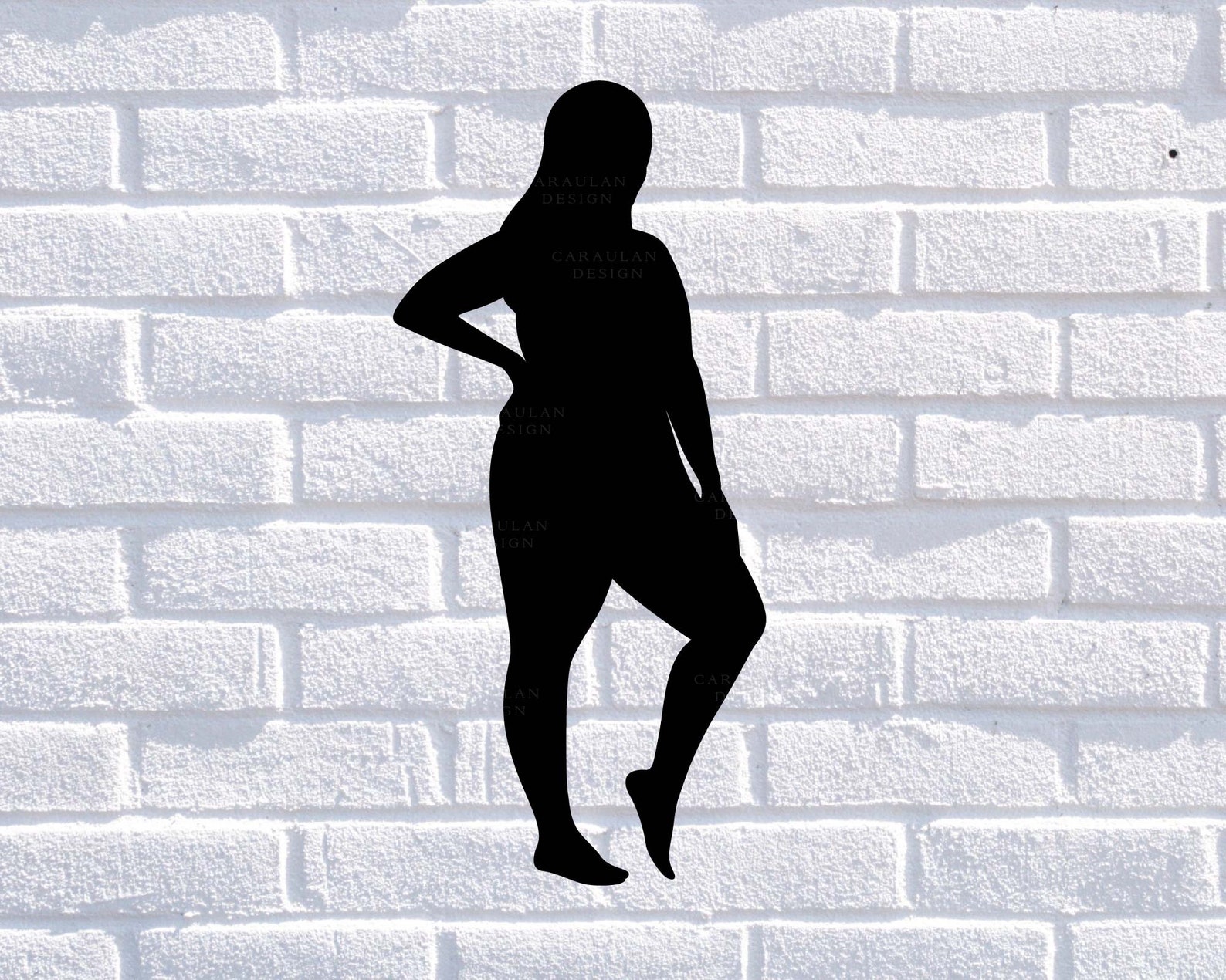 Woman Silhouette SVG, Fat Lady SVG, Female Body Svg, Body Positive ...