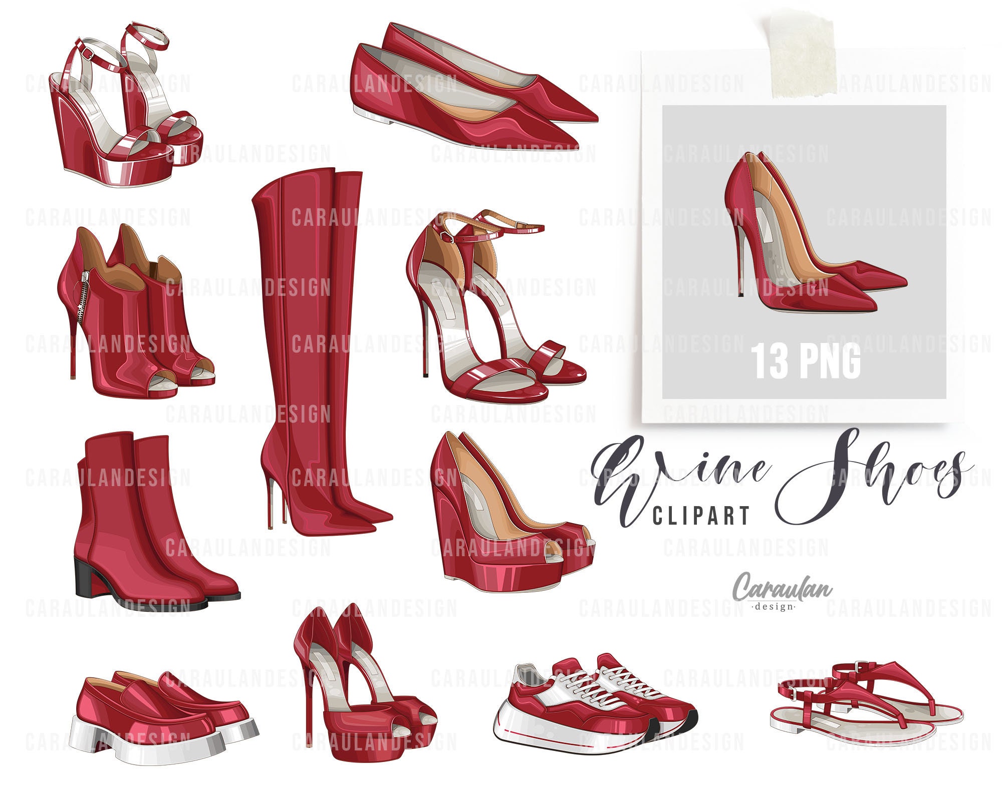 Women Shoes Clipart Fashion Clipart Clipart With Legs - Etsy