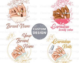 CUSTOM Nail Logo Design, Nail Tech Logo, Nail Artist Logo, Nail ...