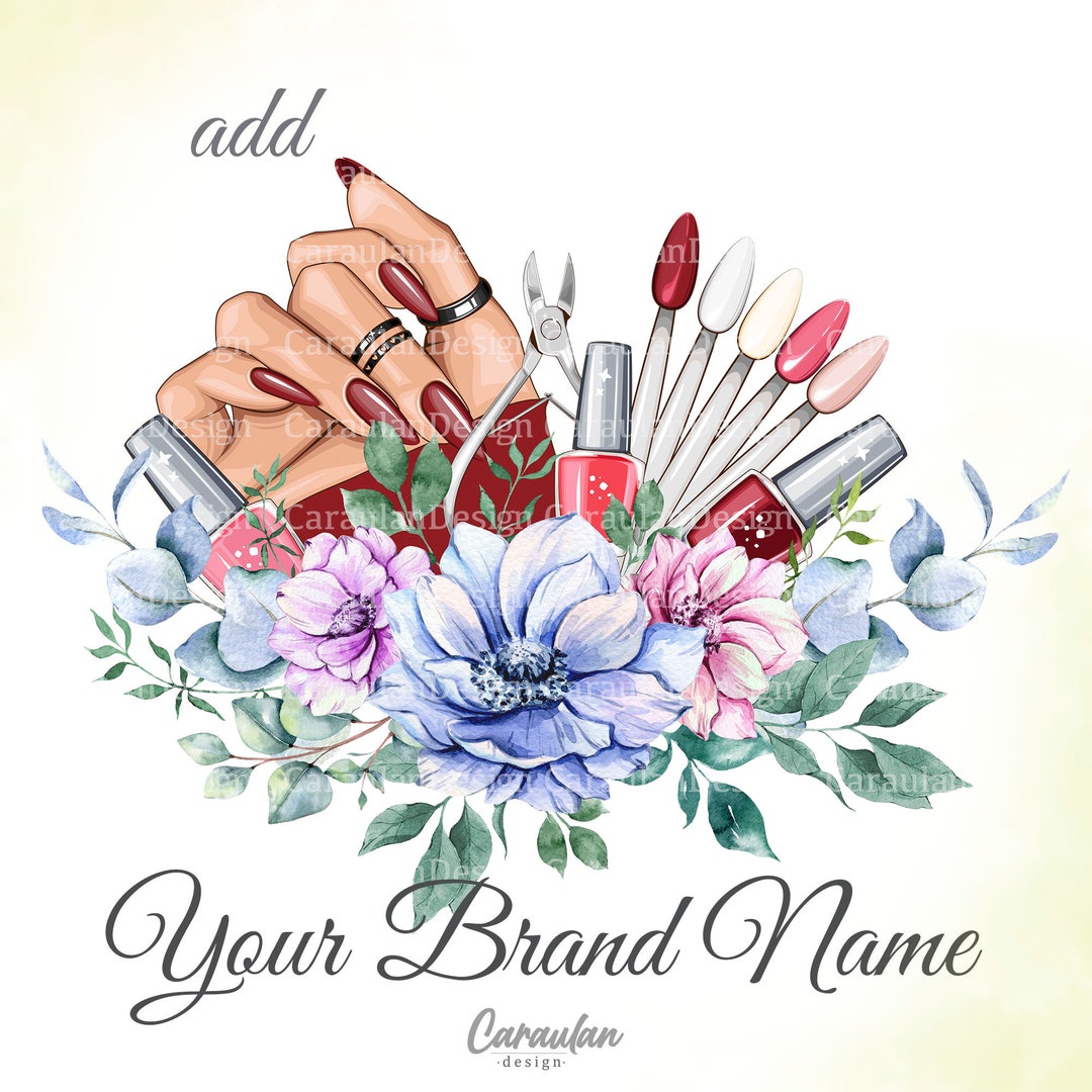 Nail Tech Logo Design, MANICURE Logo, Nail Logo PNG, Nail Tech Logo ...