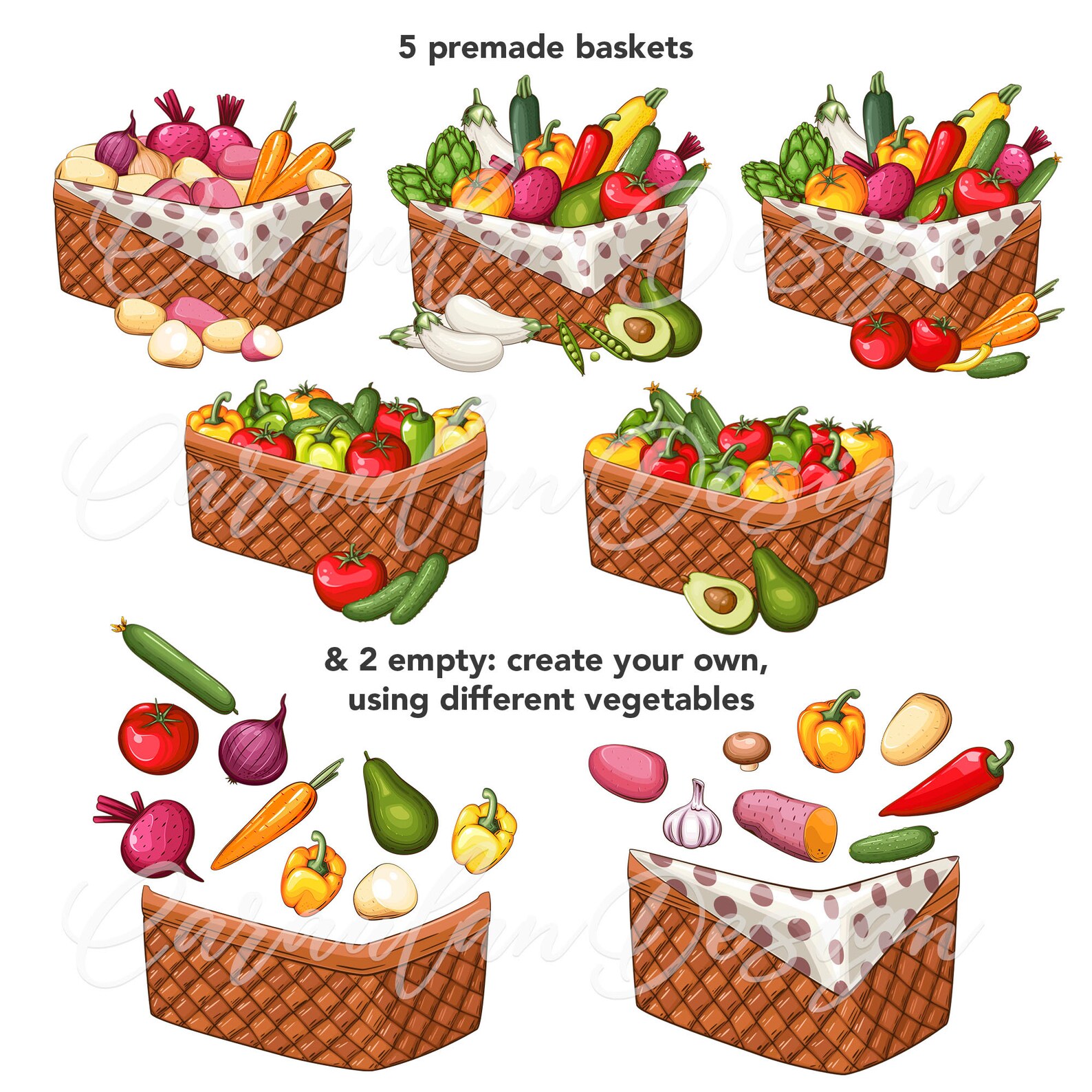 Vegetables Clipart, Veggies PNG, Farm Clipart, Gardening PNG, Cucumber ...