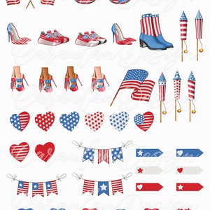 4th of July Clipart, Independence Day Clipart, Patriotic Clipart ...