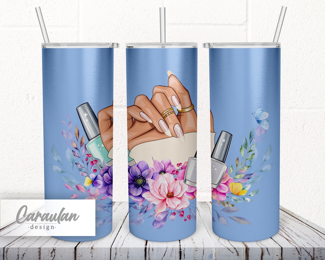 Nail Tumbler Sublimation Design Nail Salon Tumbler PNG Nail - Etsy