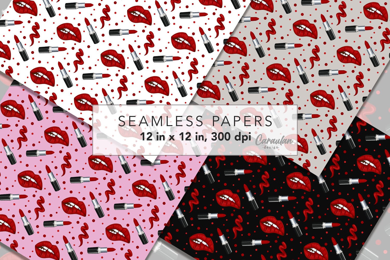 Makeup Digital Papers, Makeup Printable Paper, Makeup Background Paper ...