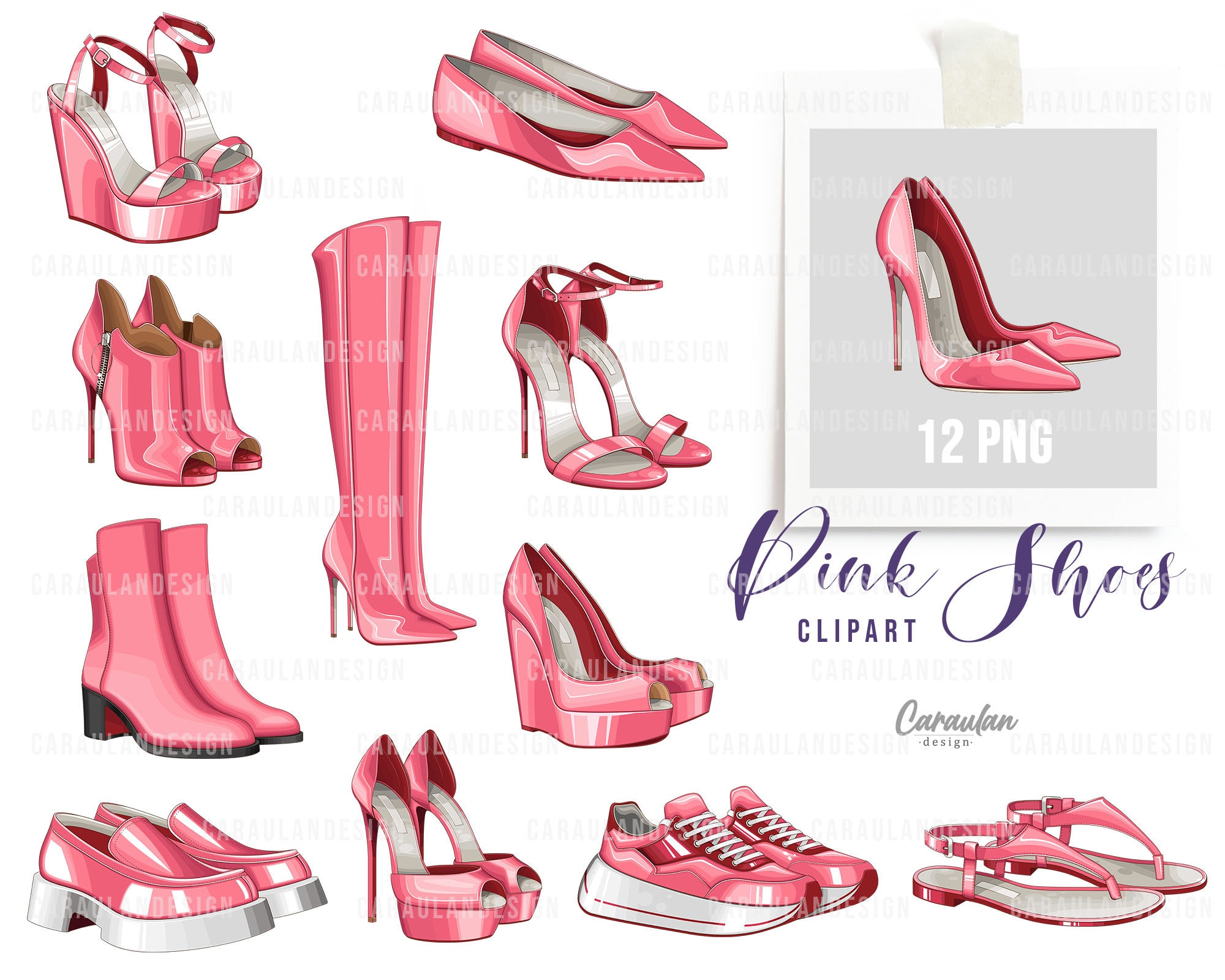 Ladies Shoes Clip Art