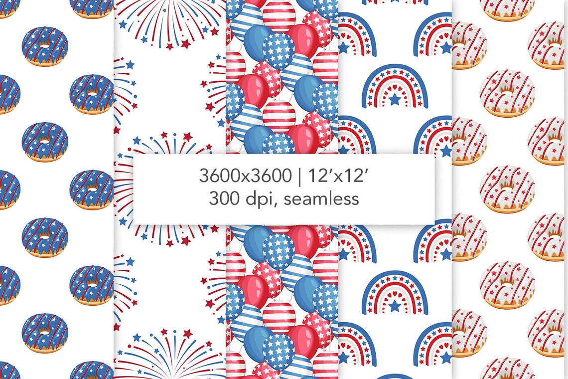 4th of July Clipart, Independence Day Clipart, Patriotic Clipart ...