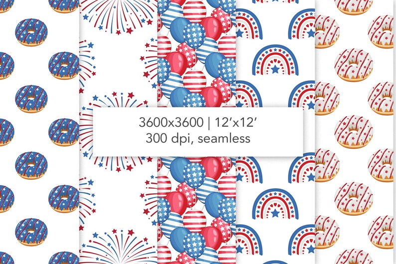 4th of July Clipart, Independence Day Clipart, Patriotic Clipart ...