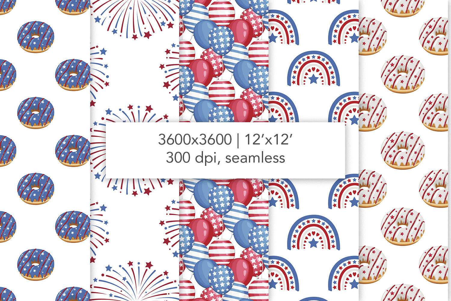 4th of July Clipart, Independence Day Clipart, Patriotic Clipart ...