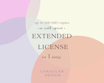 Extended License - Etsy