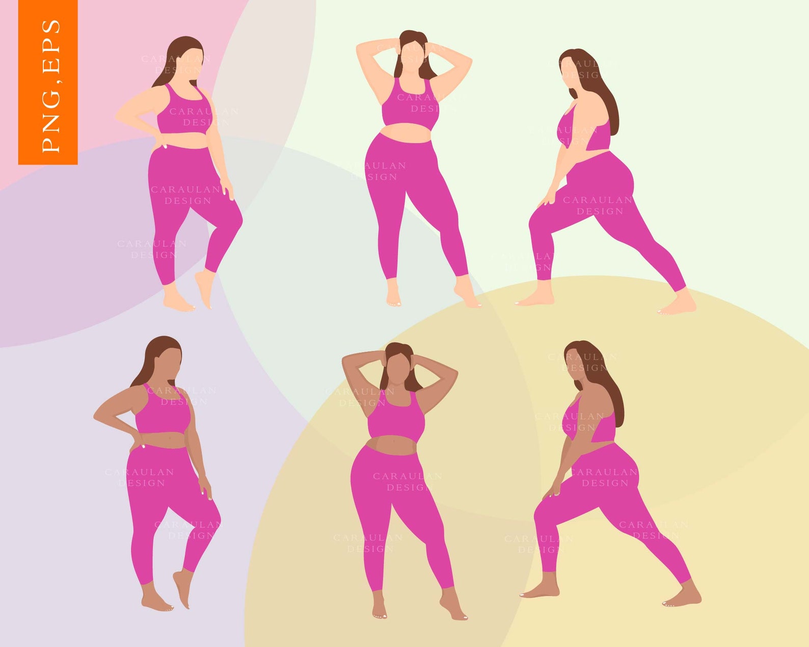 Body Positive Clipart, Female Body, Fat Positive, Body Positivity Art ...