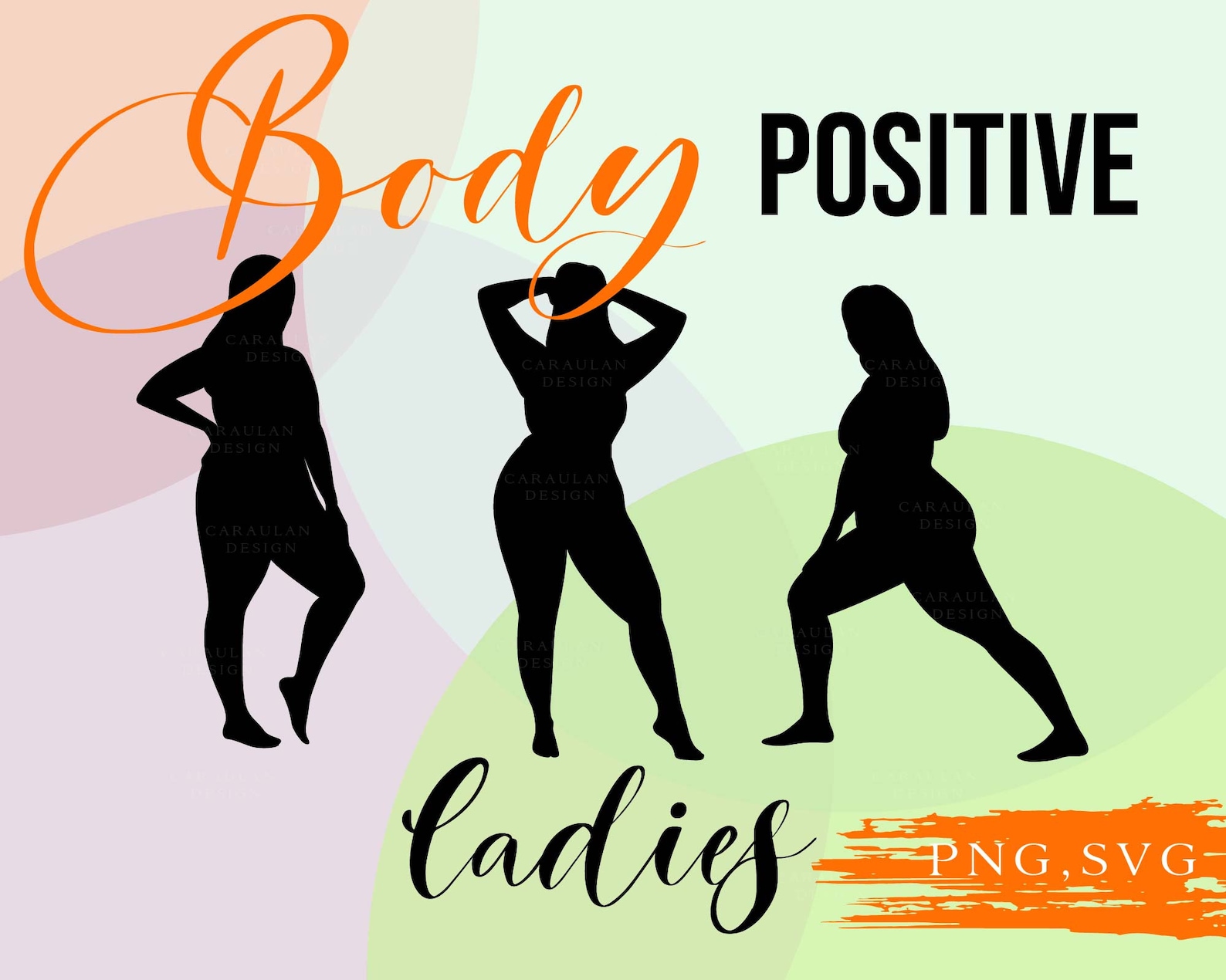 Woman Silhouette SVG, Fat Lady SVG, Female Body Svg, Body Positive ...