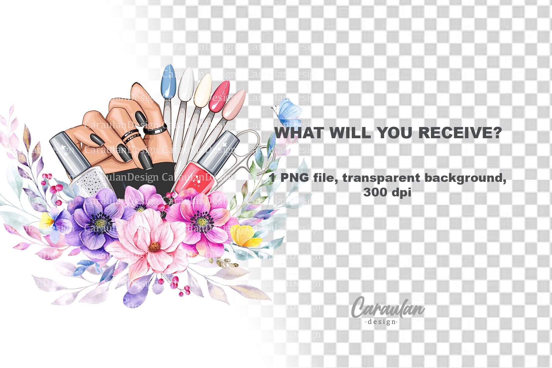 Nail Tech Logo Design, MANICURE Logo, Nail Logo PNG, Nail Tech Logo ...