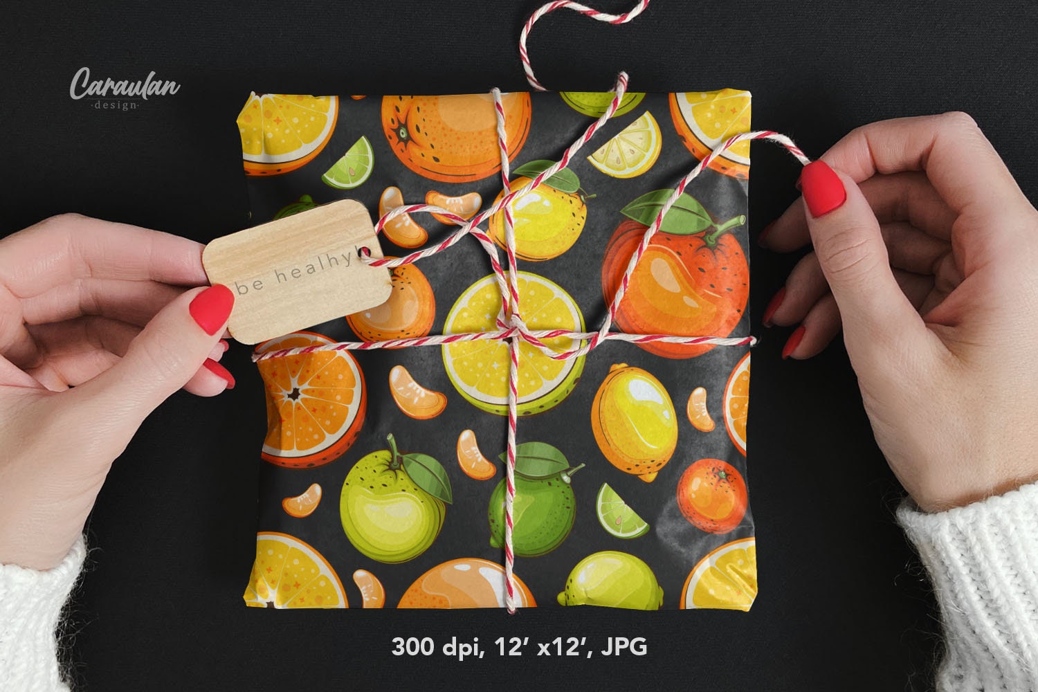 FRUITS Digital Paper, Fruits Papers, Citrus Scrapbook Paper, Vegan Food ...