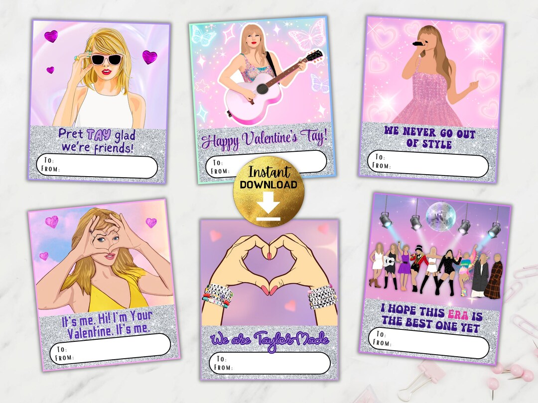 Taylor Valentine Cards, in My Valentine Era, Taylor Valentine's Day ...