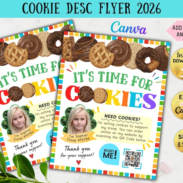 Abc 2026 Cookie Menu - Etsy