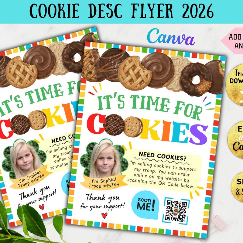 Abc 2026 Cookie Menu - Etsy