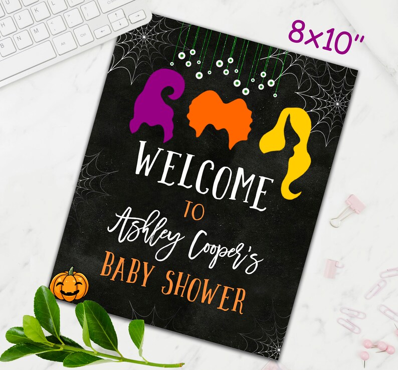 Hocus Pocus Baby Shower Invitation Halloween Invitation I - Etsy