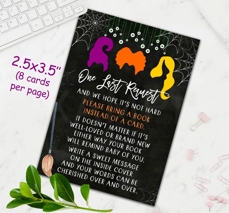 Hocus Pocus Baby Shower Invitation, Halloween Invitation, I Smell A ...