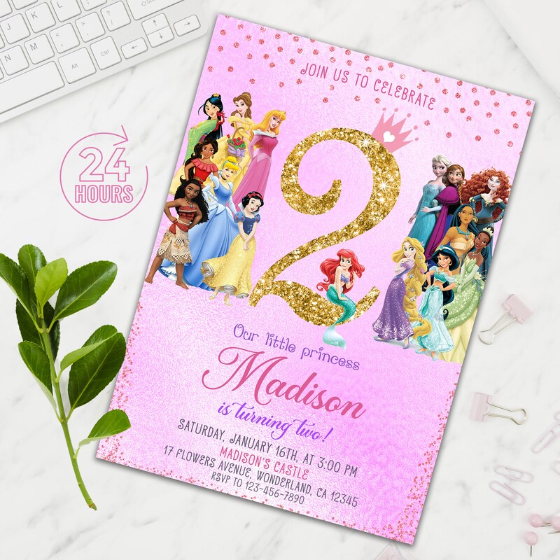 Princess Invitation - Etsy