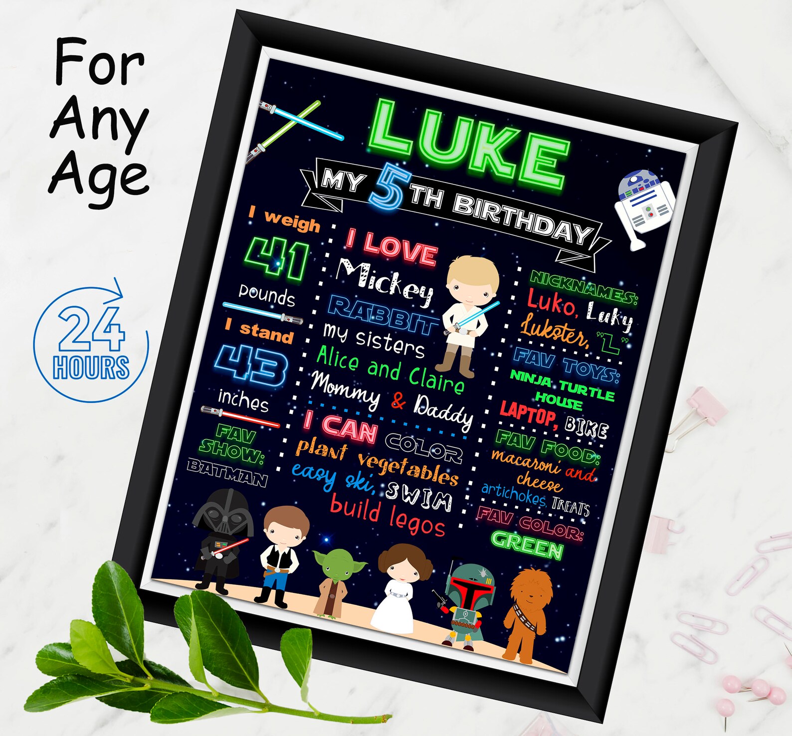 Boy Birthday Board Boy Birthday Poster Boy Birthday | Etsy