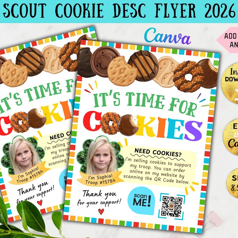 Girl Scout Cookie Sign - Etsy