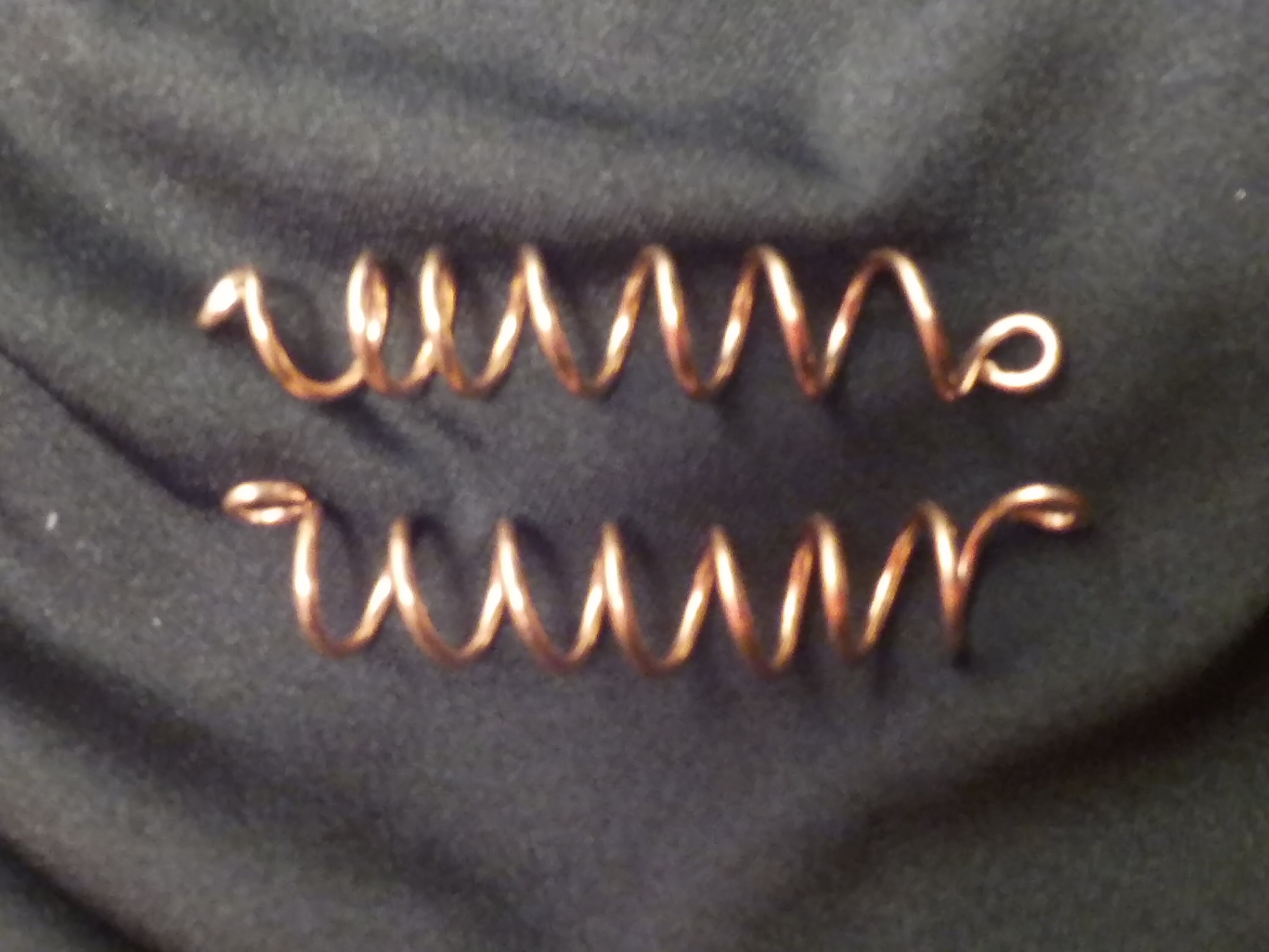 Spiral Hair Wrap Coil Cuff Set of 2 | Etsy