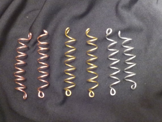 Spiral Hair Wrap Coil Cuff Set of 2 | Etsy