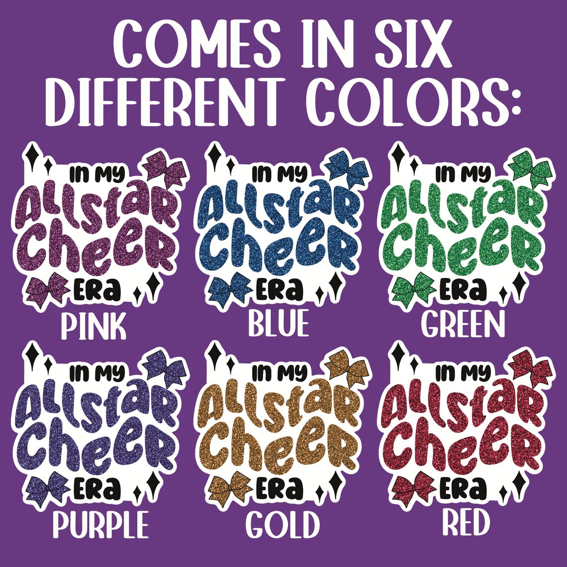Cheer Sticker Bundle, Pack, Cheerleader, All Star, Hit Zero, Base ...