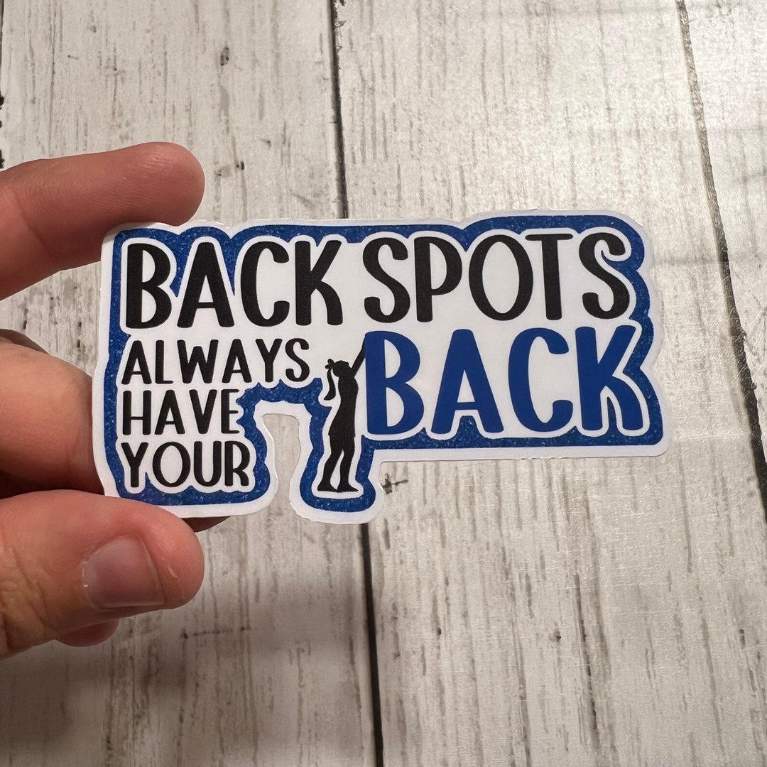 Cheer Sticker, Back Spot, Cheerleader, All Star, Sideline, Stunting ...