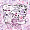 Cheer Sticker Bundle, Pack, Cheerleader, All Star, Hit Zero, Base ...