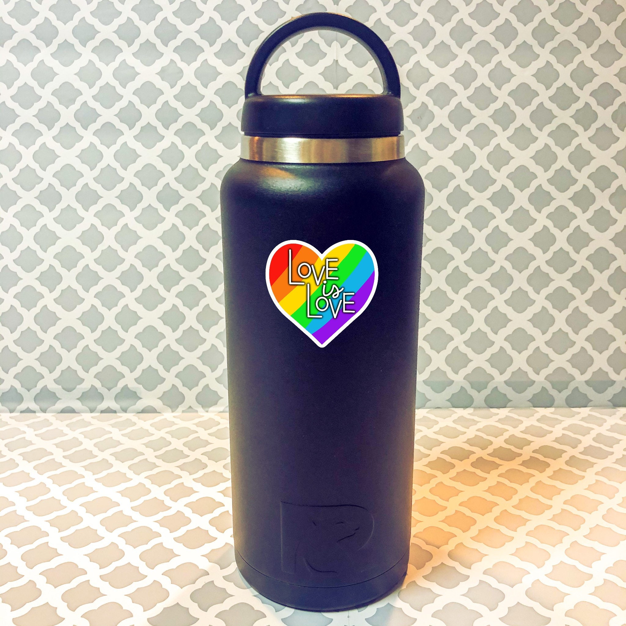Love is Love Sticker, Waterproof, Decal, Laptop, Ipad, Water Bottle ...