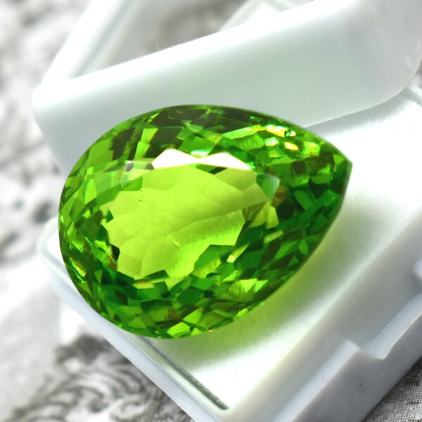 Pear Shape Peridot - Etsy