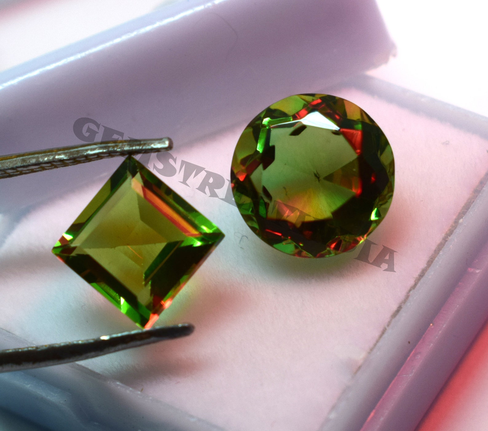 Loose Gemstone 7 to 9 Ct Pair Turkish Color Changing Zultanite | Etsy