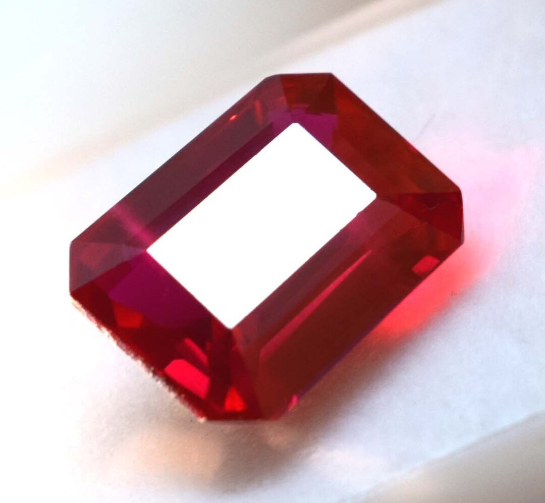 9.80 Ct Natural New Precious Red Ruby the Color of a Tropical Red Rose ...
