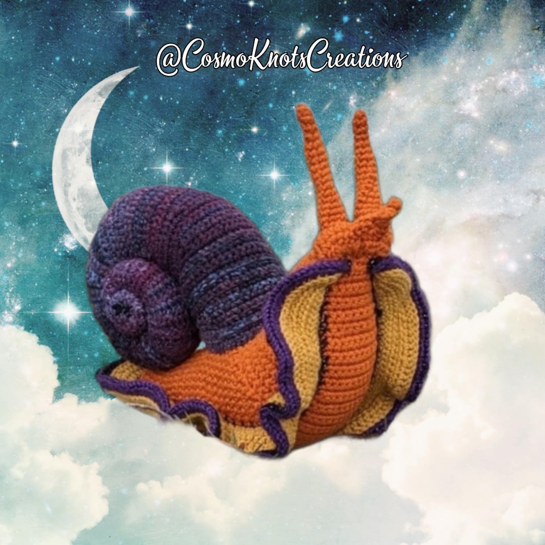 Custom Crochet Snail - Etsy