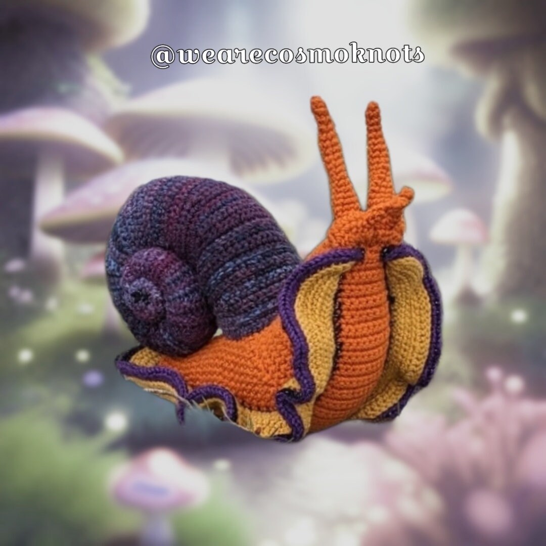 Custom Crochet Snail - Etsy