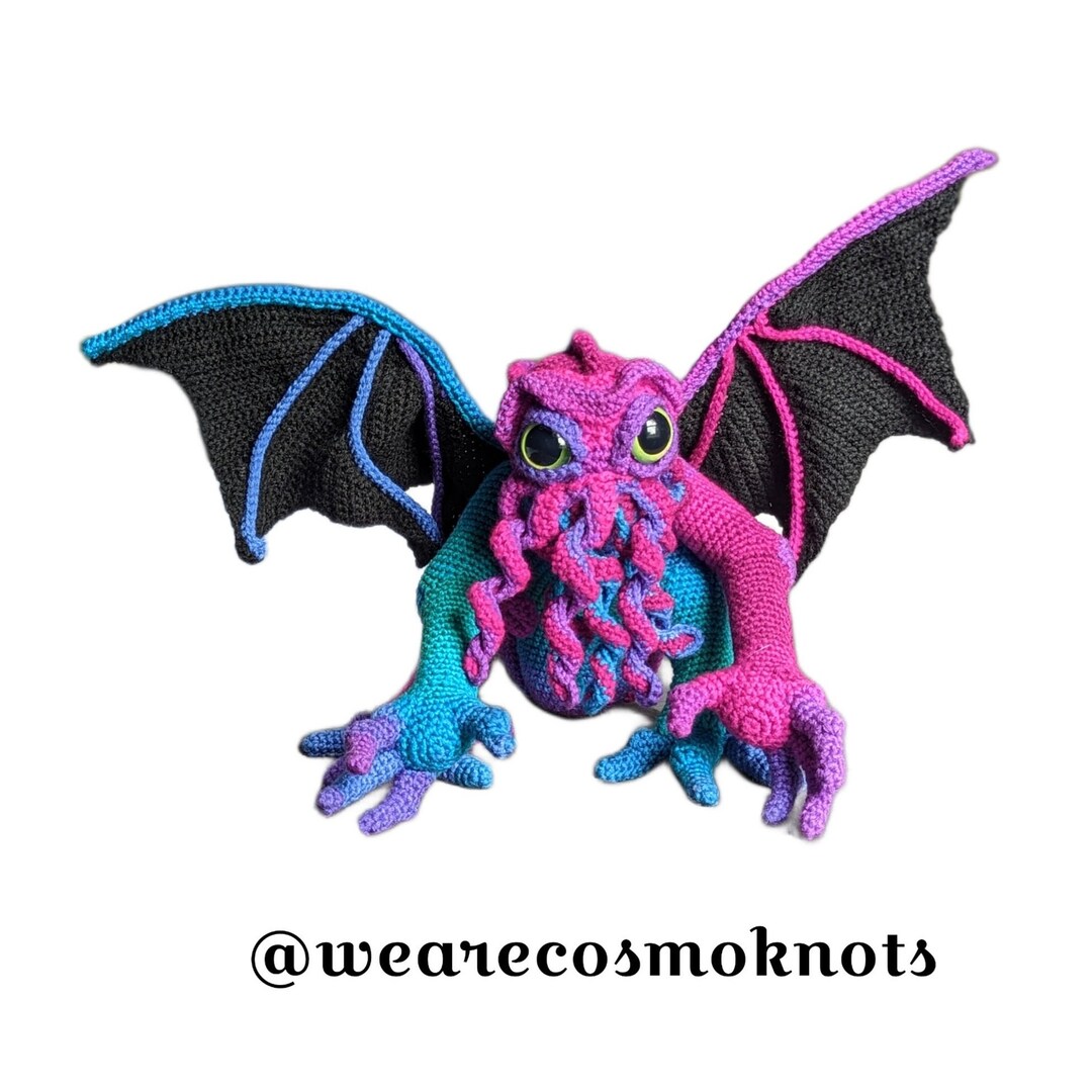 Sadge the Cthulhu Wired Soft Sculpture - Etsy