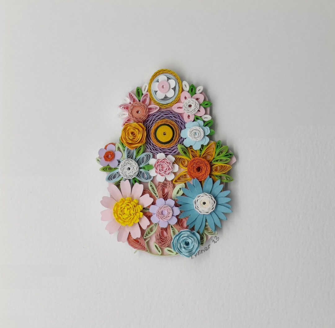 Original Paper Quilling Hamsa/good Luck/framed Wall Art/jewish Wedding ...