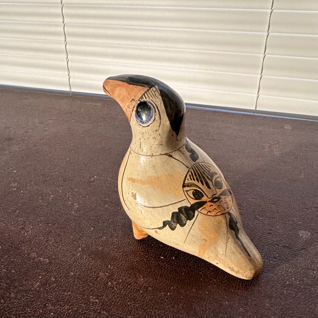 Tonala Vintage Hand Painted Glazed Earthenware Toucan - C1970 From ...